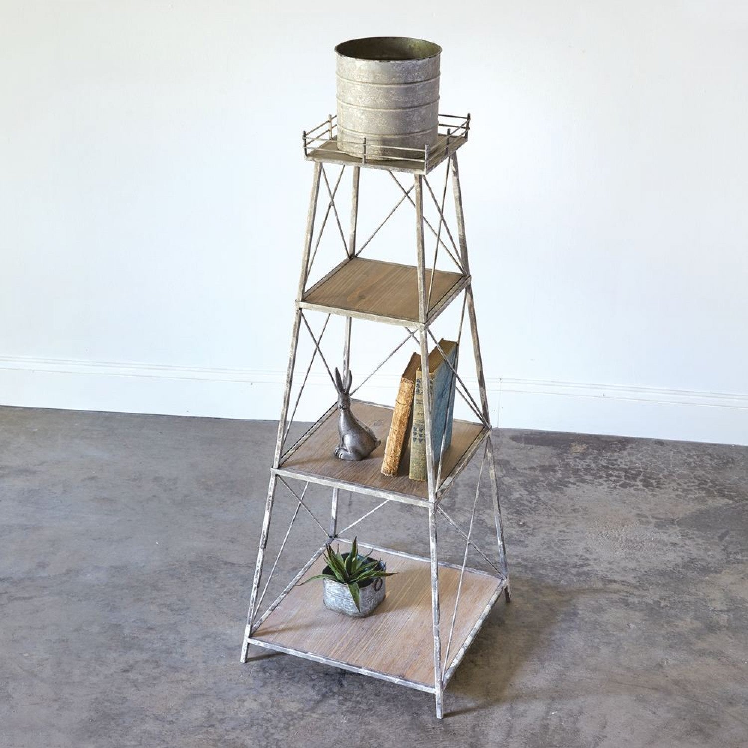Large Silo Three-Tier Display Stand | Mitten Makers Market